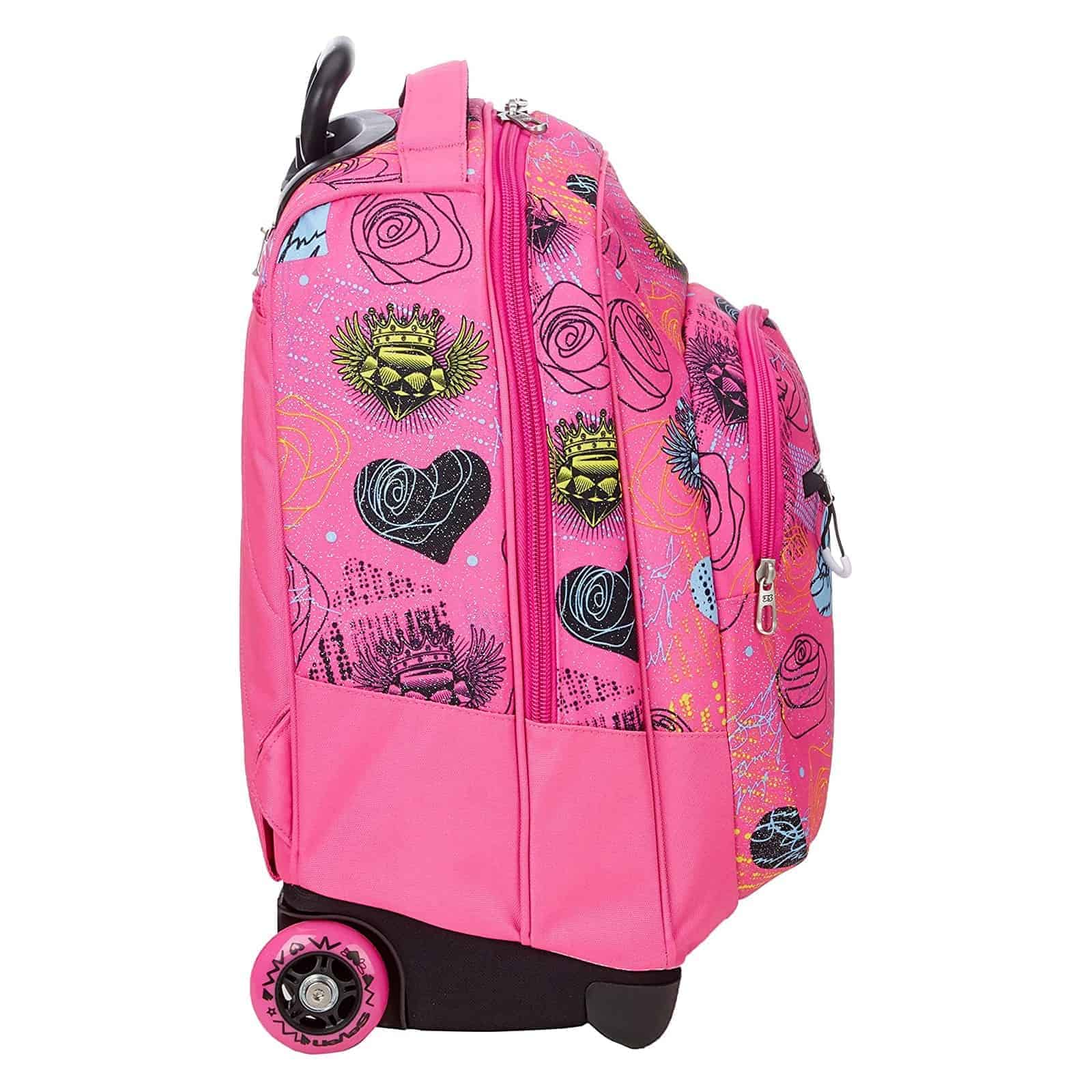 Trolley SEVEN Fit Shiny Girl 35 Lt 2in1 Zaino con spallacci a scomparsa ...