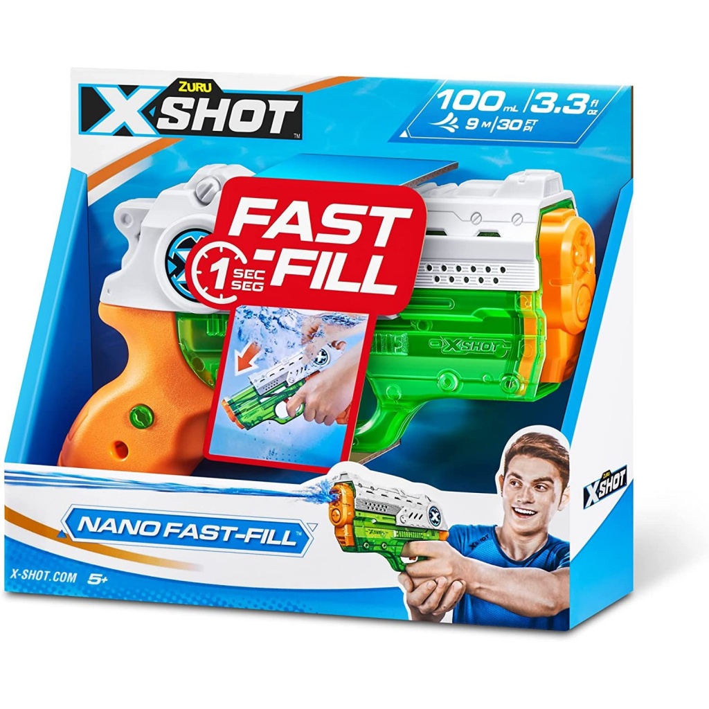 Nano Fast Fill Pistola ad acqua Zuru Xshot 100ml a 12.90